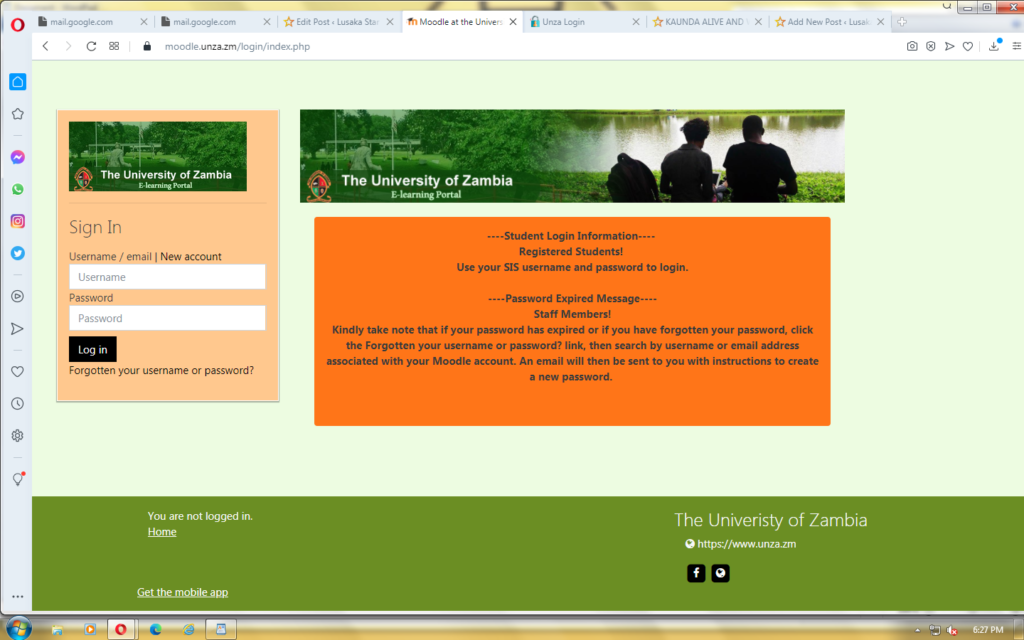 UNZA MOODLE PLATFORM RECEIVES UPGRADE - Lusaka Star